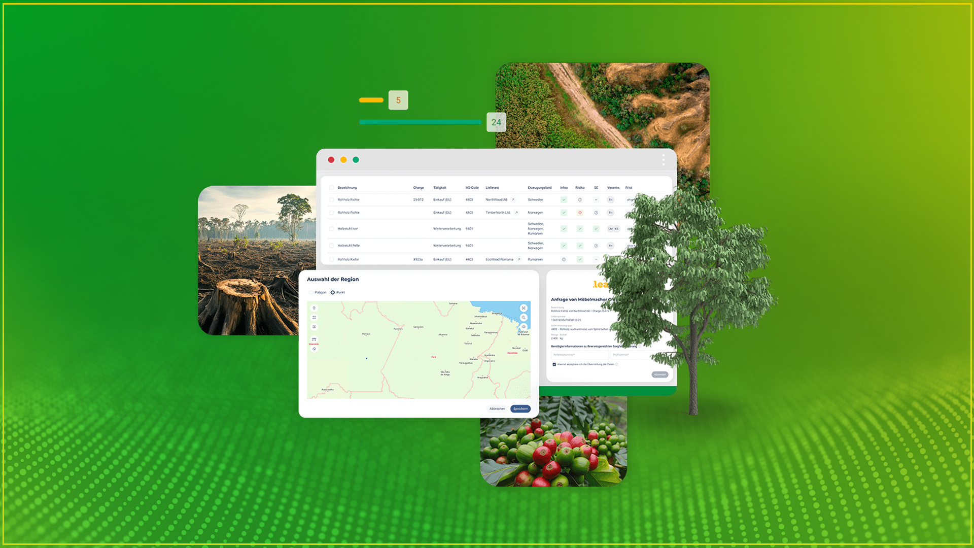 EUDR Software für 100% Compliance und effiziente Umsetzung