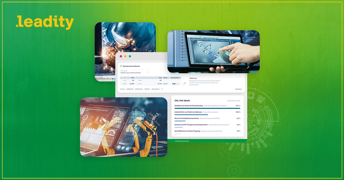 Nachhaltigkeitsmanagement speziell für den Maschinenbau