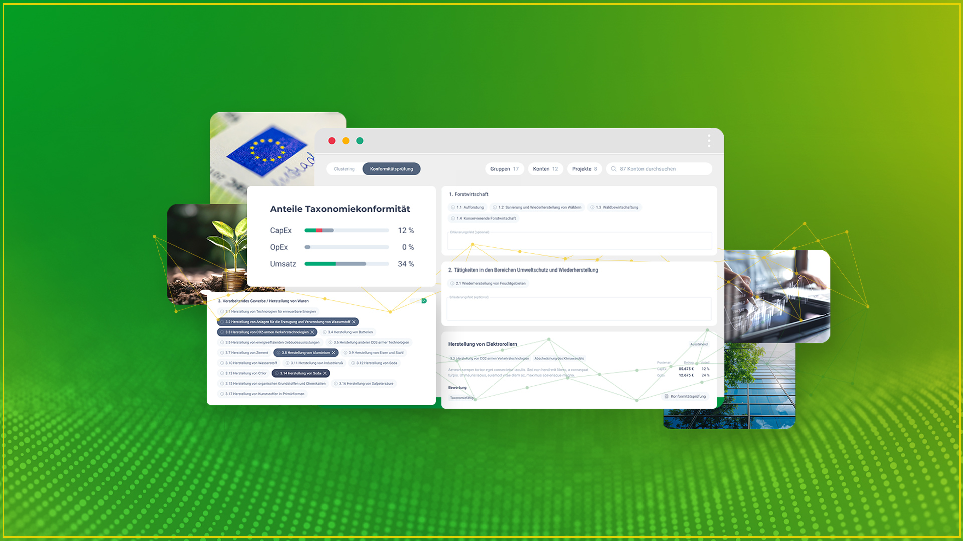 Implement EU taxonomy with software for legal certainty